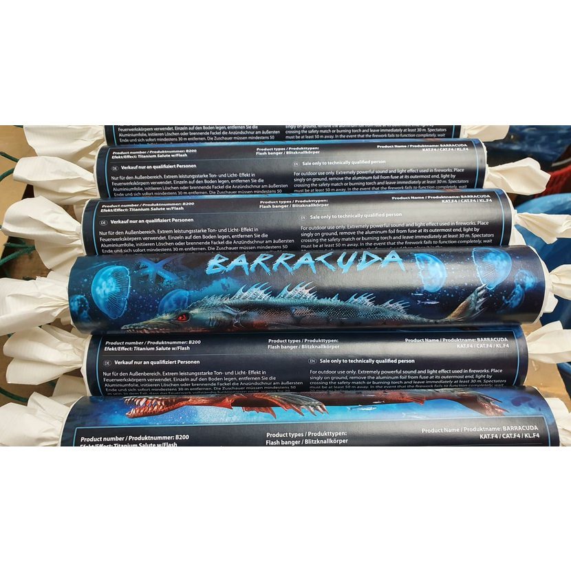 Pyrotechnika Petardy Baracuda | Jutomshop - CBD kvety, zábavná ...